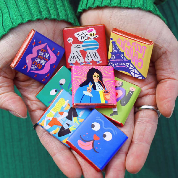 Mini-Bio-Schokolade - 10 Mini chocolate squares – Pappsalon